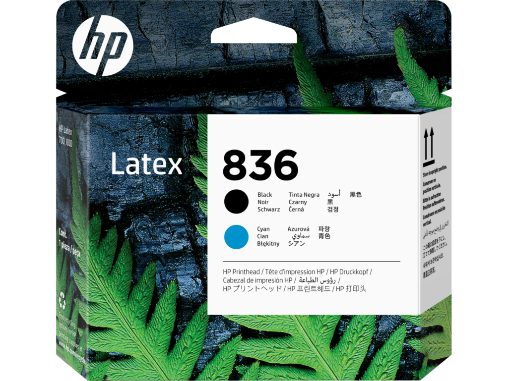 HP 836 Black/Cyan Latex Printhead (4UV95A) - Digital Color Depot