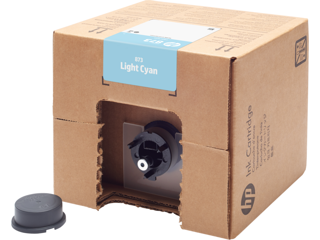 HP 873 3-liter Light Cyan Latex Ink Cartridge (4UV88A) - Digital Color ...