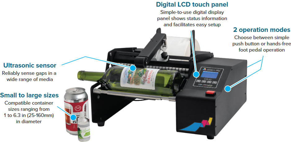 A200 Bottle Label Applicator - Digital Color Depot