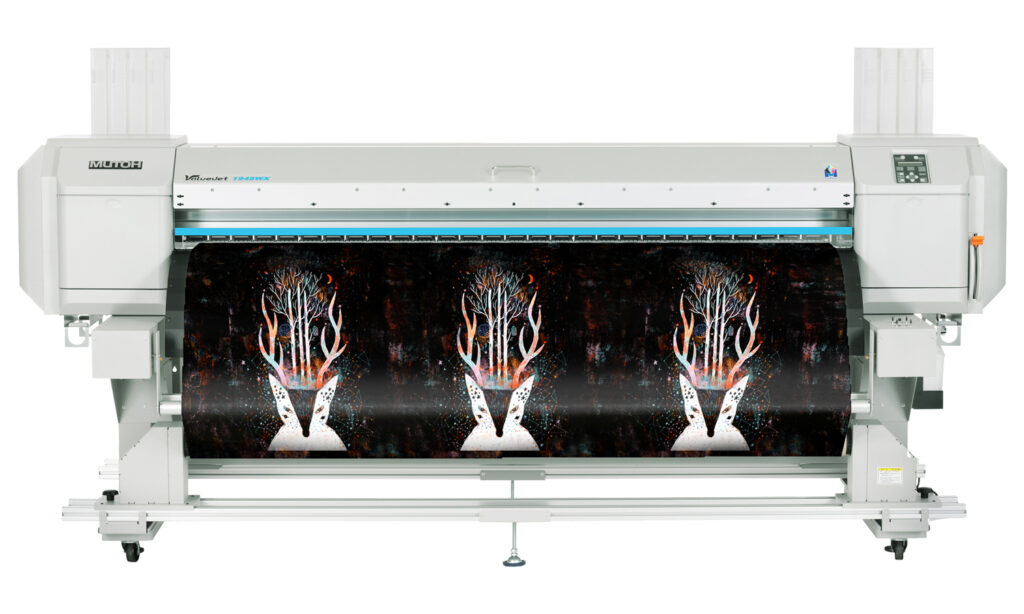 Mutoh ValueJet 75" 1948WX 4 Heads Head Dye Sub Printer - Digital Color ...