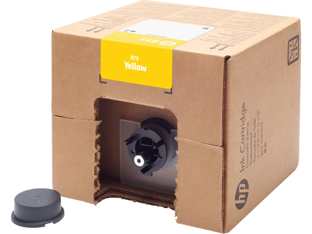 HP 873 3-liter Yellow Latex Ink Cartridge (4UV87A) - Digital Color Depot